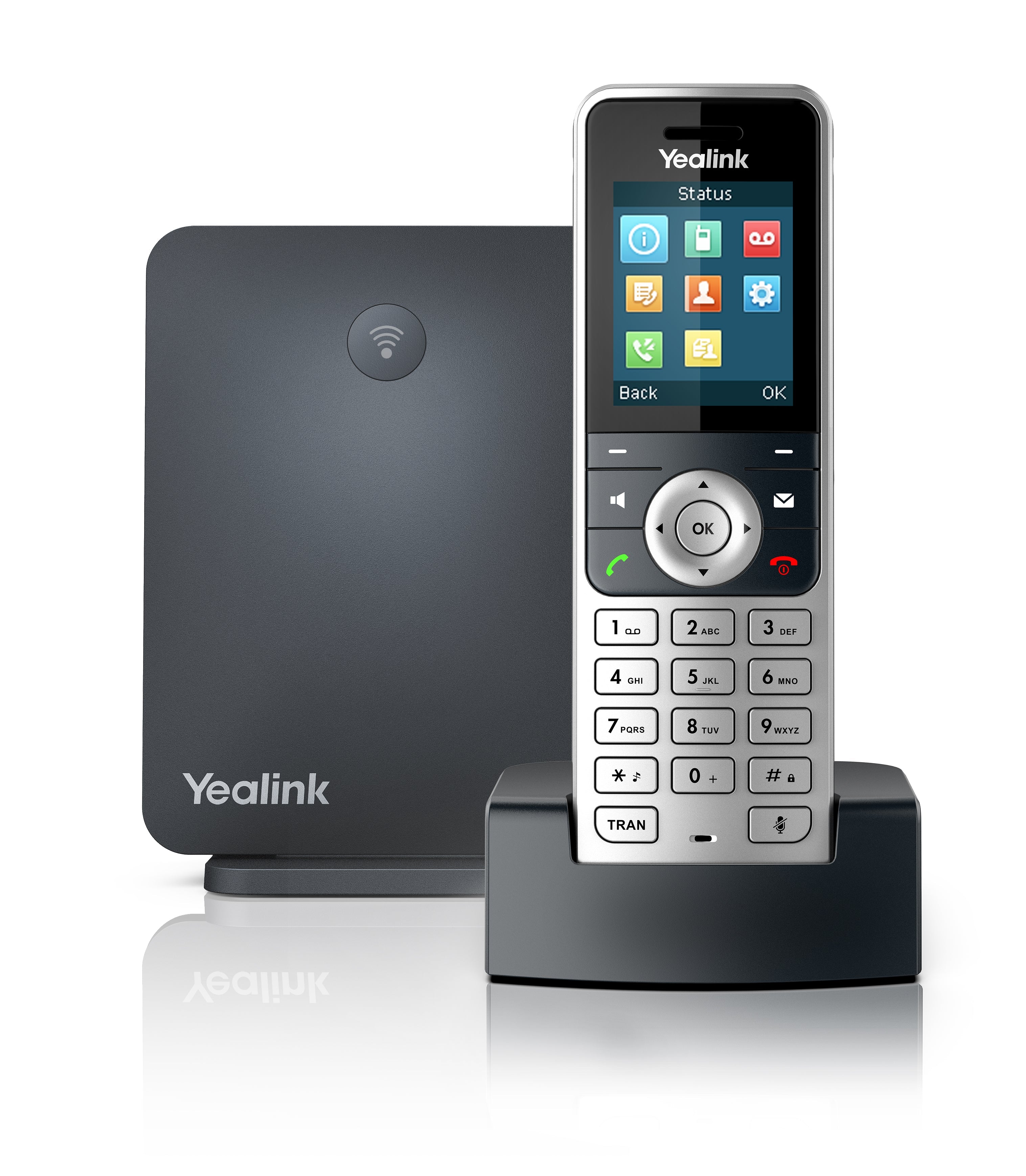 Yealink W53P DECT Wireless Handset & IP Base Station Bundle – IP Phone ...